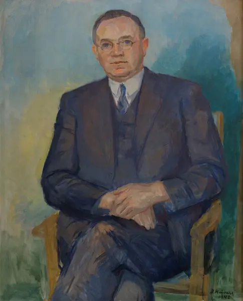 Stortingets kunstsamling - Jean Heiberg: Johan Nygaardsvold