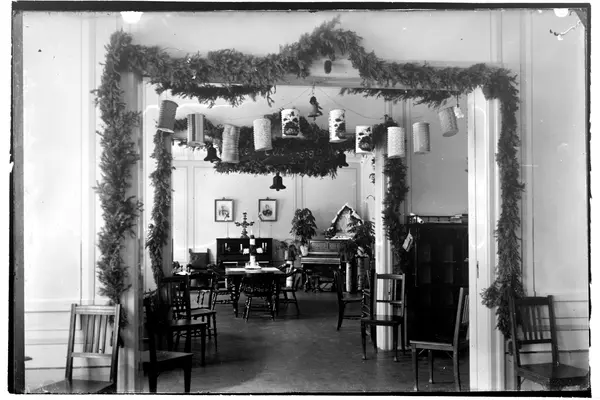 Kringla - Motiv från Hålahults sanatorium tagna omkring 191030.